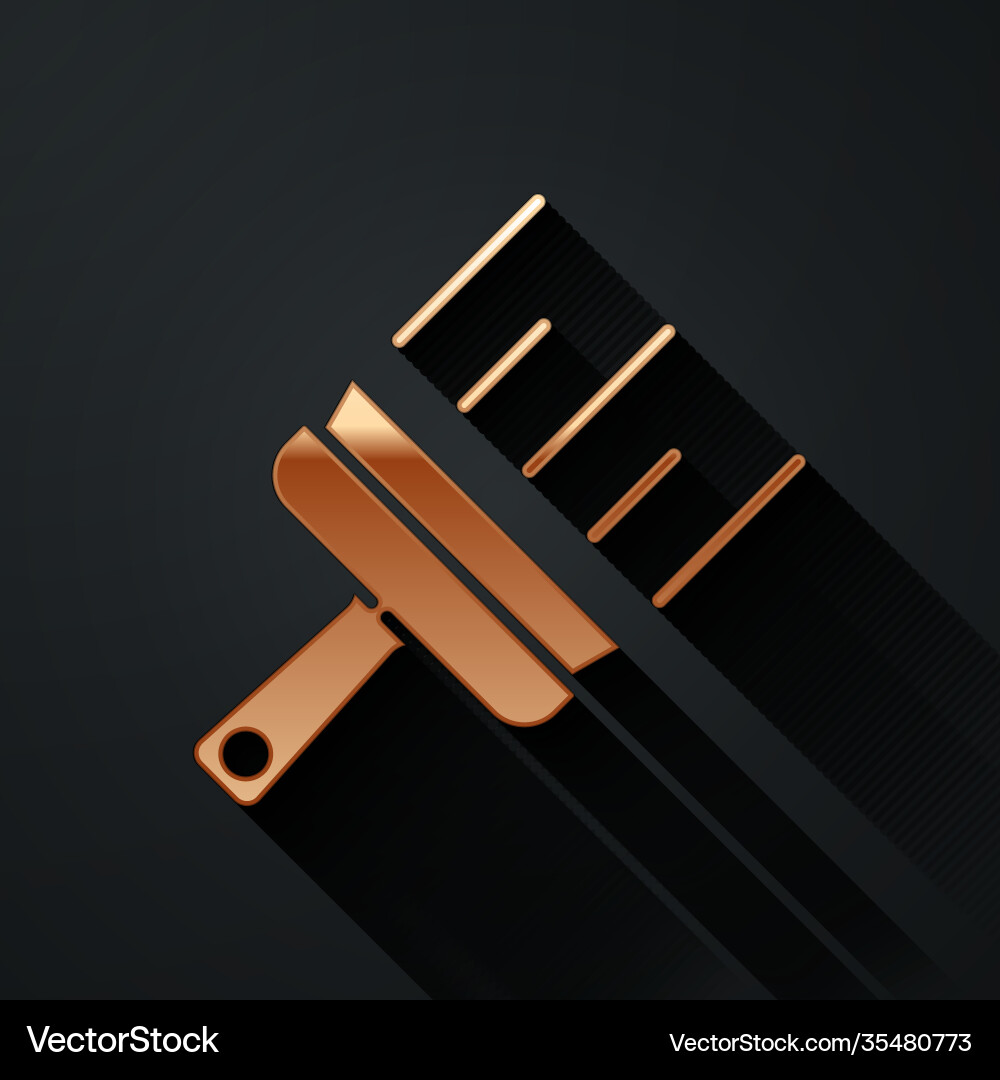 Gold cleaning service with rubber cleaner Vector Image