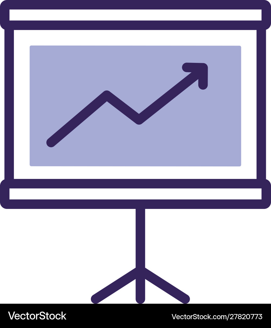 Isolated workflow icon fill design Royalty Free Vector Image
