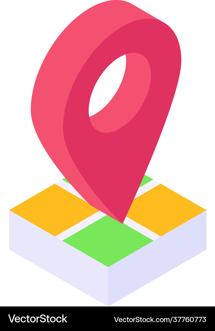 Map location Royalty Free Vector Image - VectorStock