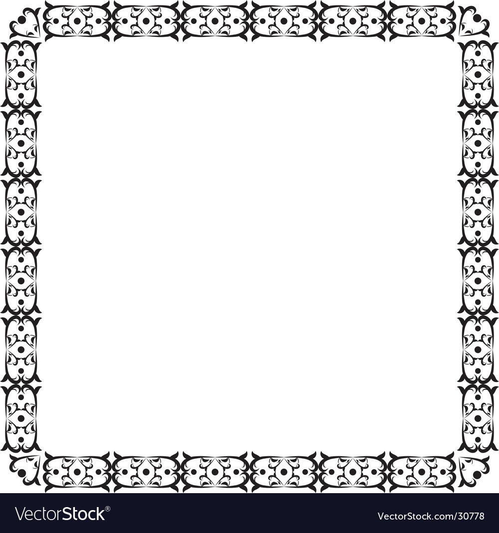 Abstract frame Royalty Free Vector Image - VectorStock