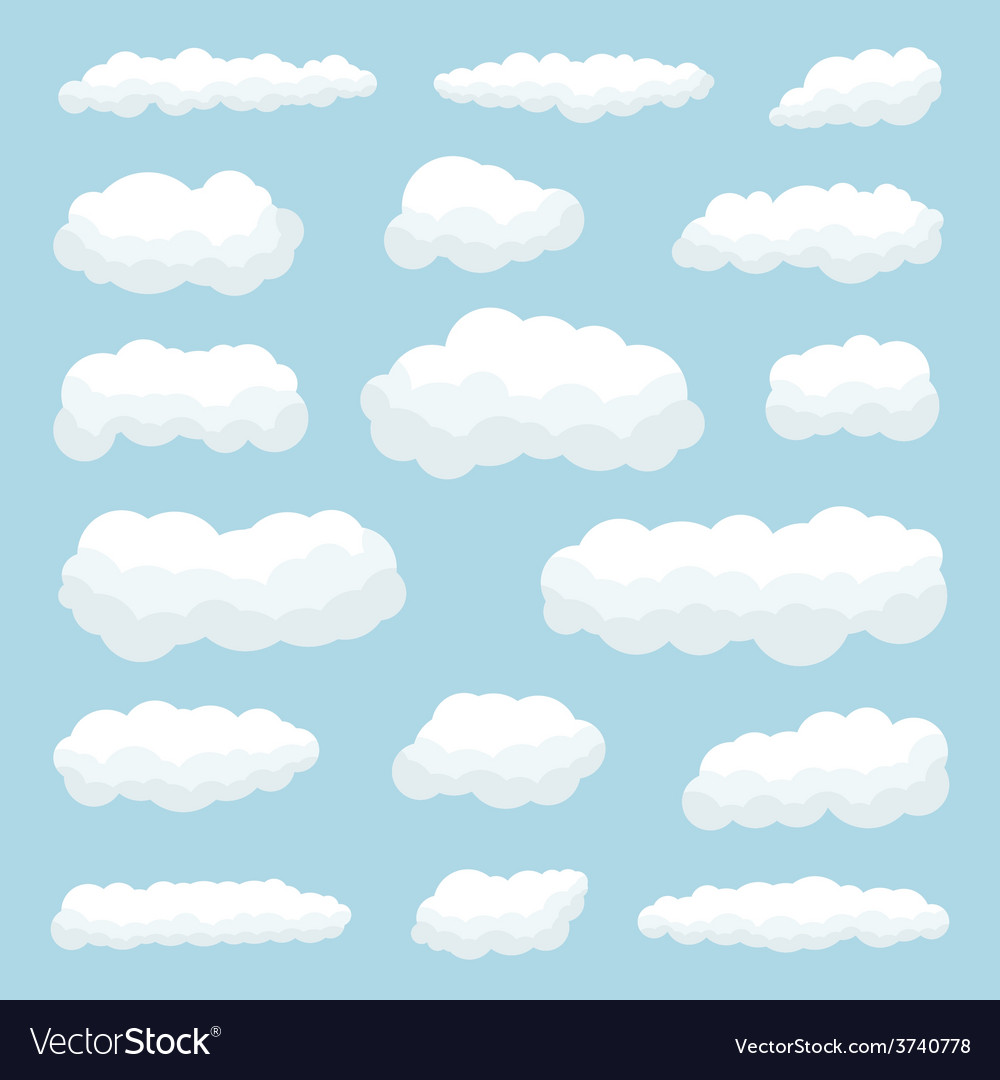 Clouds Royalty Free Vector Image - VectorStock