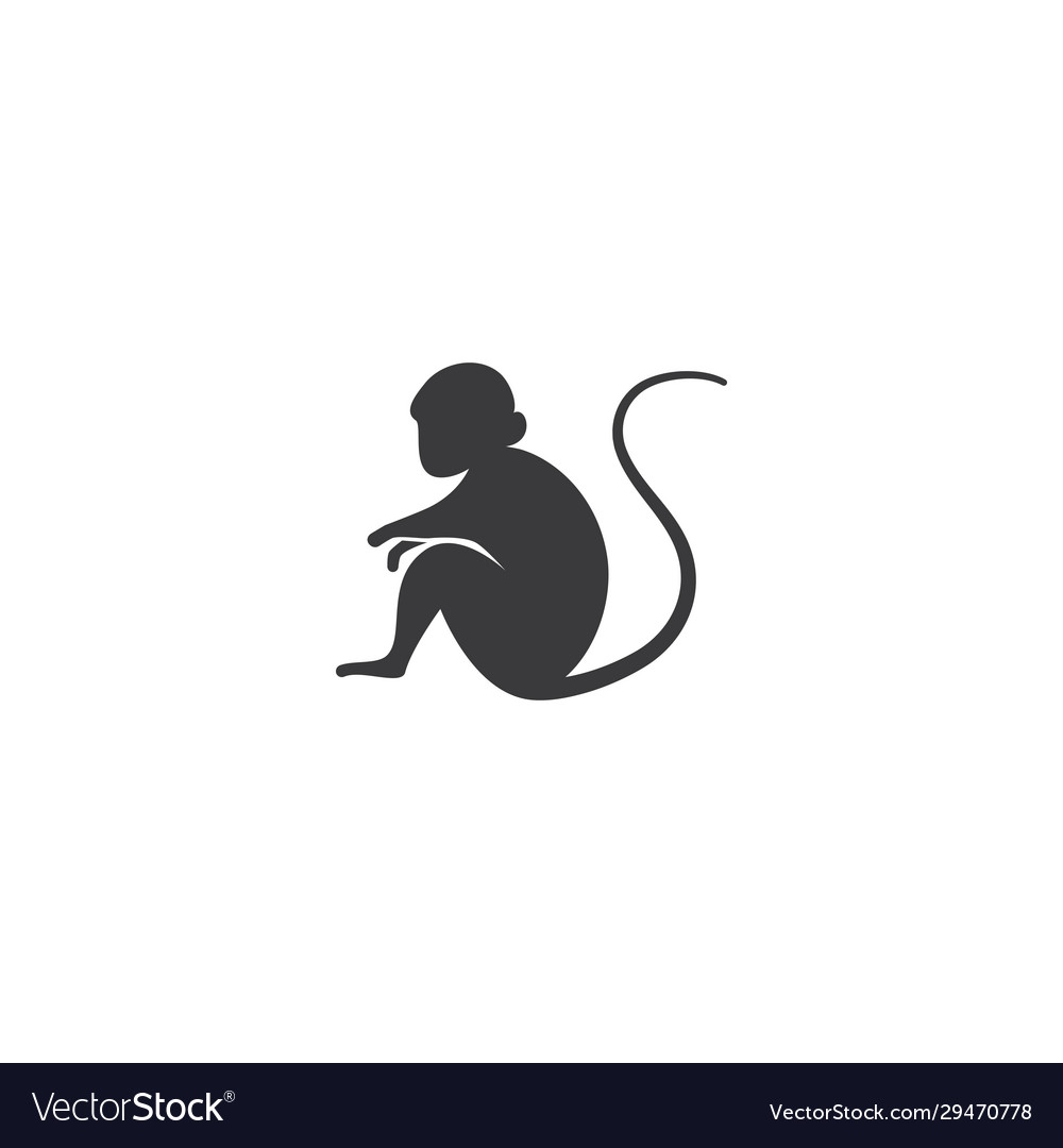 Monkey logo Royalty Free Vector Image - VectorStock