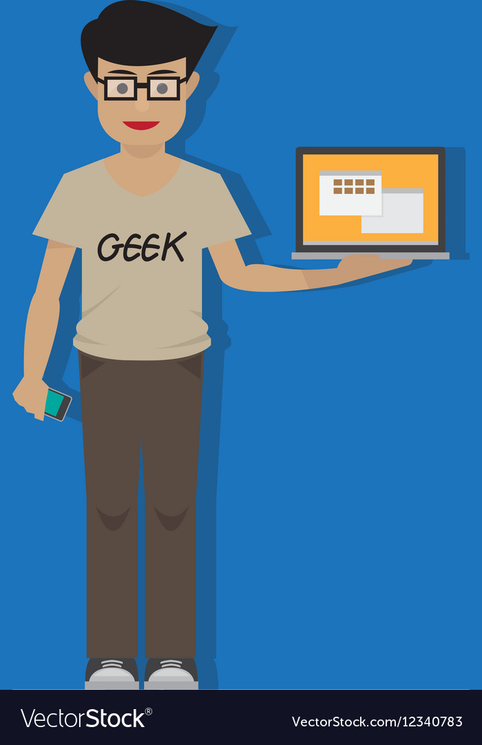 Geek Royalty Free Vector Image - VectorStock
