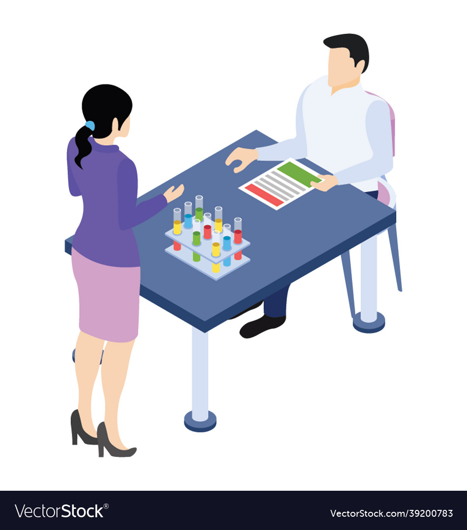 Test tubes Royalty Free Vector Image - VectorStock