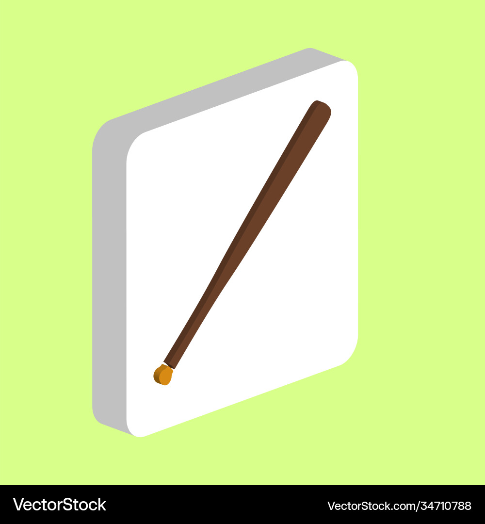 Baseball bat simple icon symbol design template Vector Image