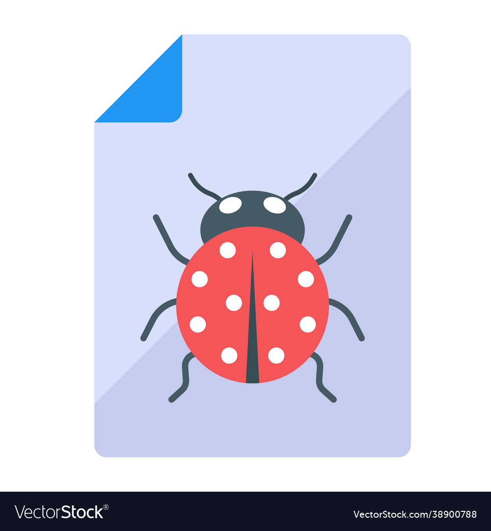 Bug report Royalty Free Vector Image - VectorStock