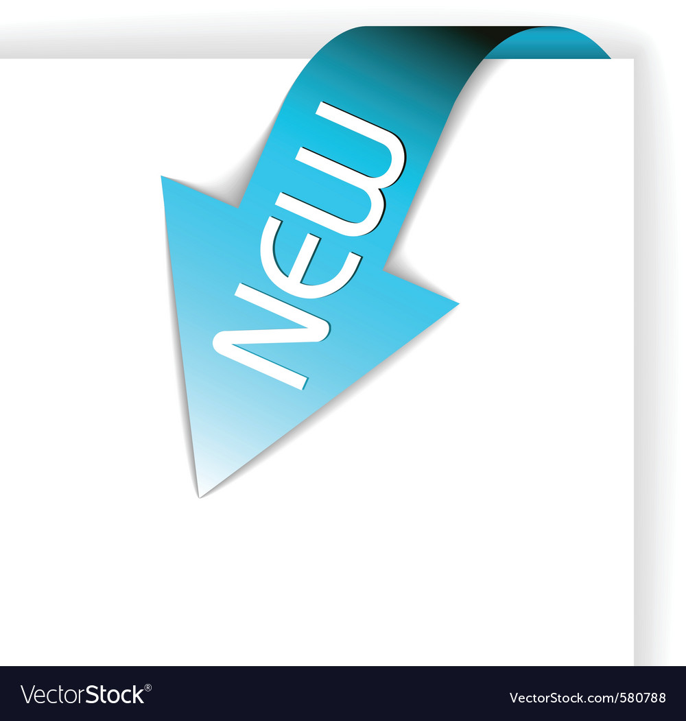 Corner arrow Royalty Free Vector Image - VectorStock