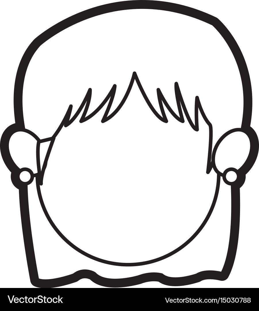 Face head woman mom avatar image Royalty Free Vector Image