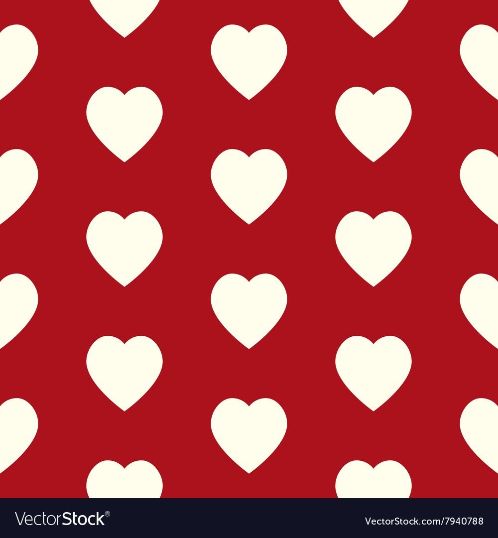 Valentine pattern seamless texture with hearts Vector Image