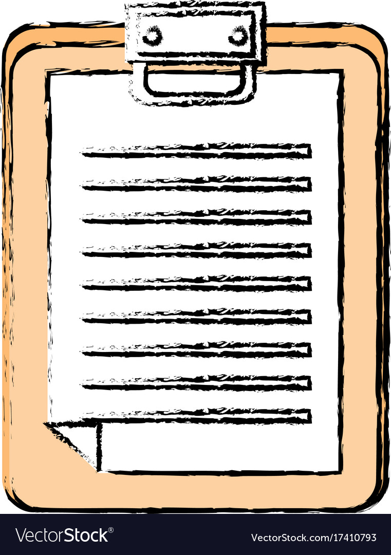 Checklist clipboard isolated icon Royalty Free Vector Image