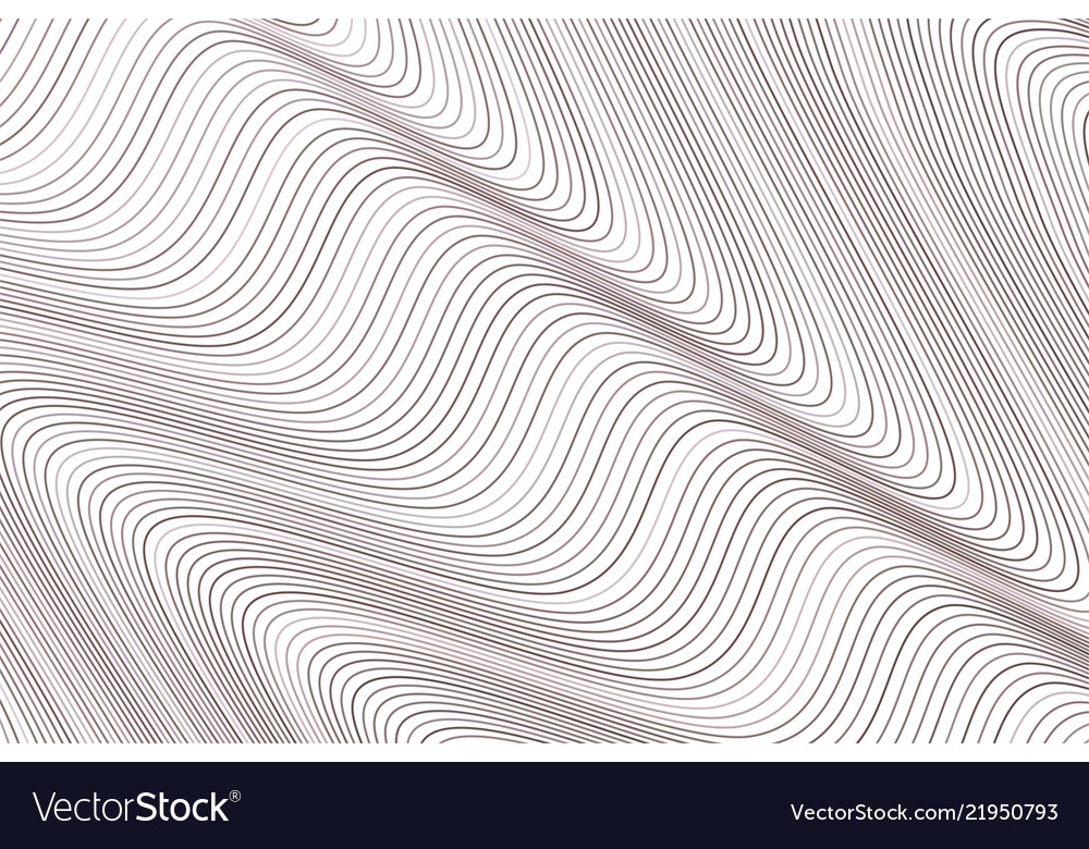 Color Abstract Line Curve Wave Geometric Pattern Vector Image
