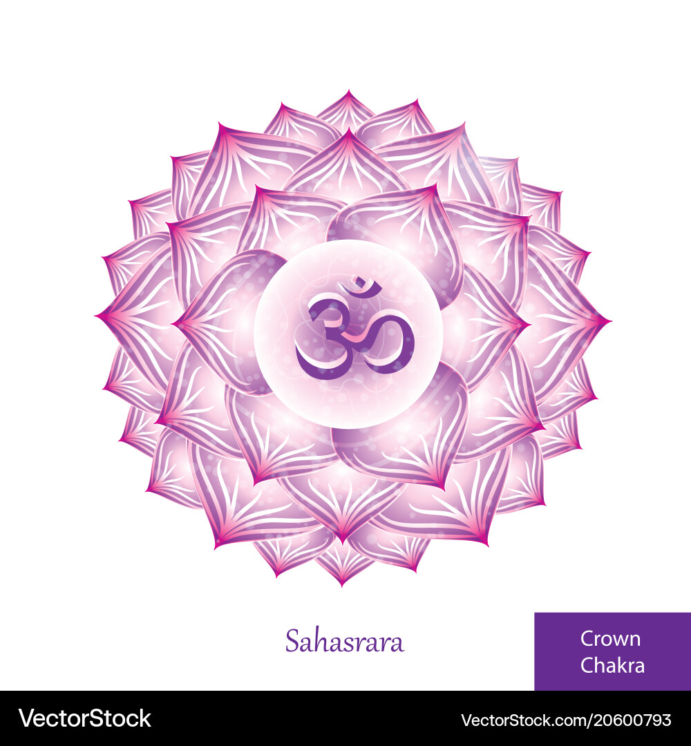 Crown Chakra Symbol Vector