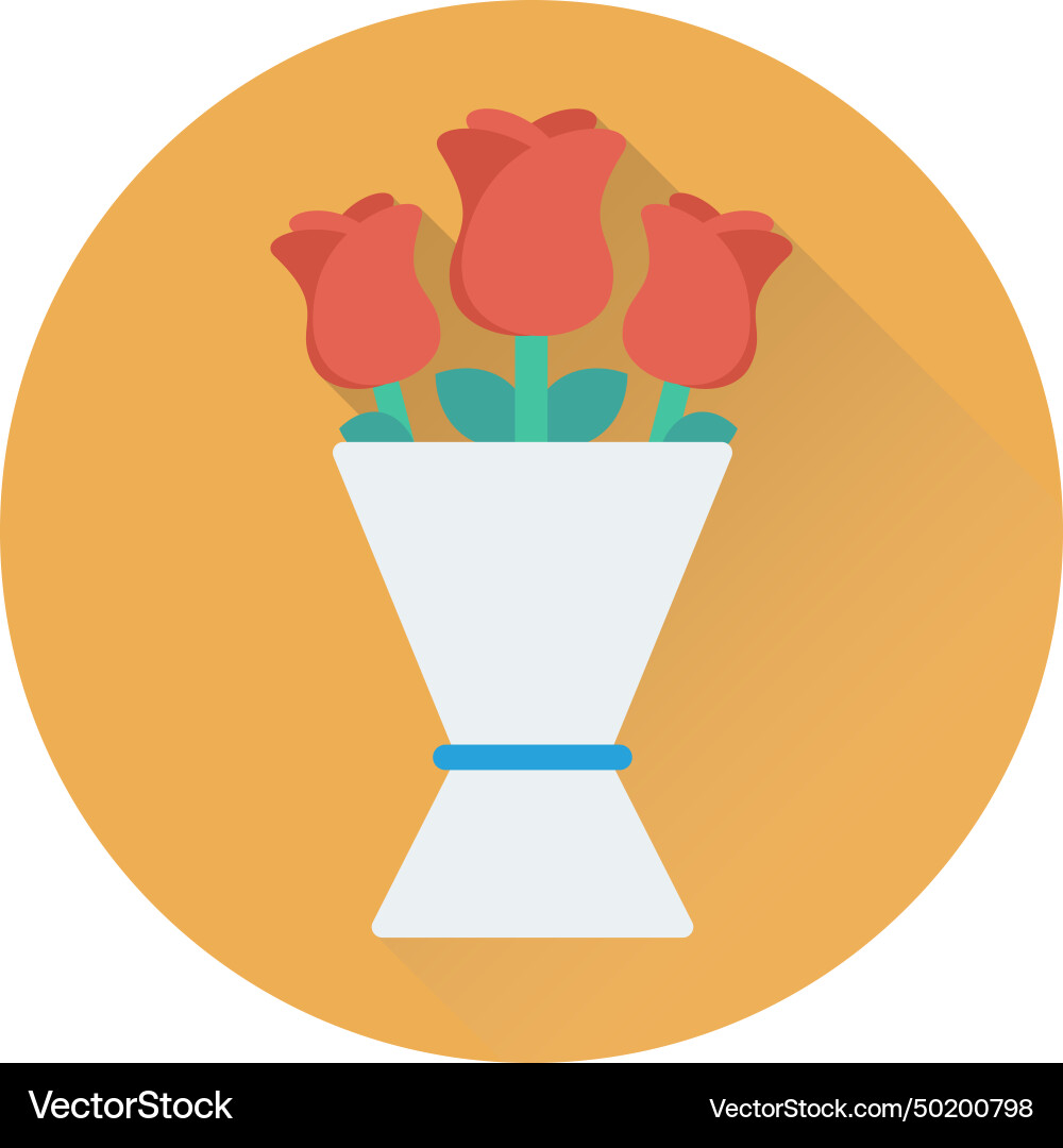 Bouquet icon Royalty Free Vector Image - VectorStock