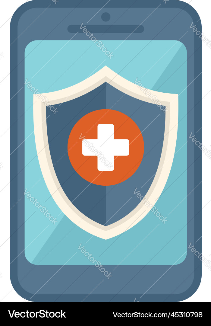 Medicine remote control icon flat medical Vector Image