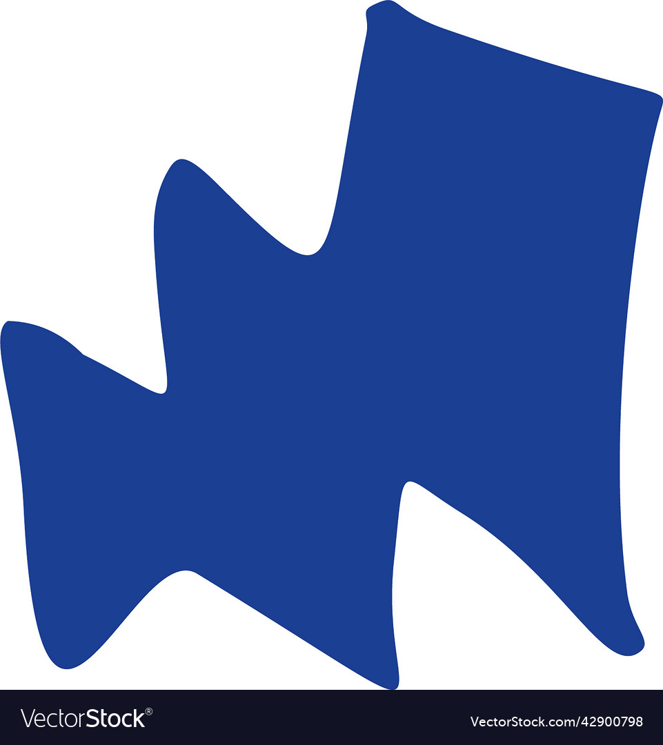 Polygonal angular geometric shape irregular Vector Image