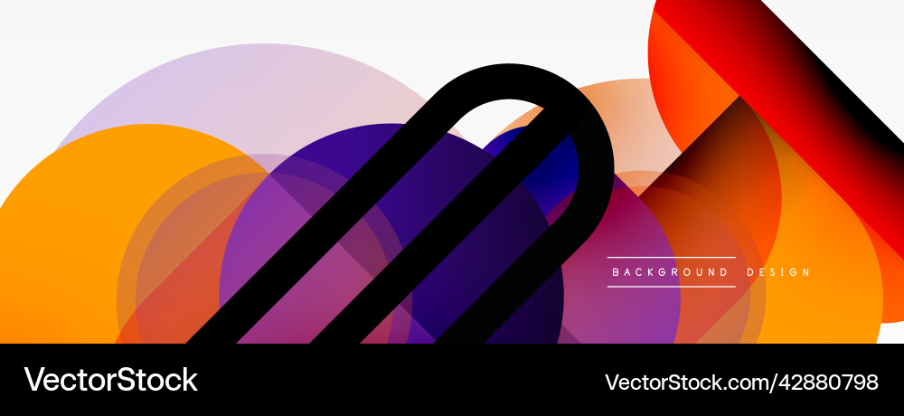 Round triangle shapes lines and circles geometric Vector Image