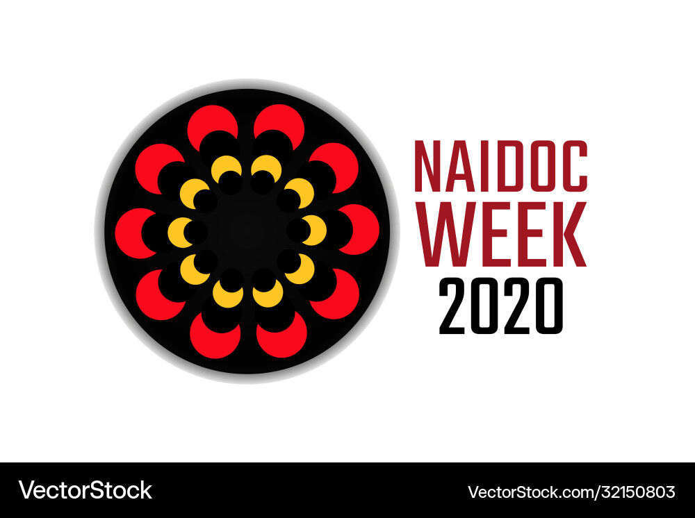 Celebrating naidoc week holiday concept template Vector Image
