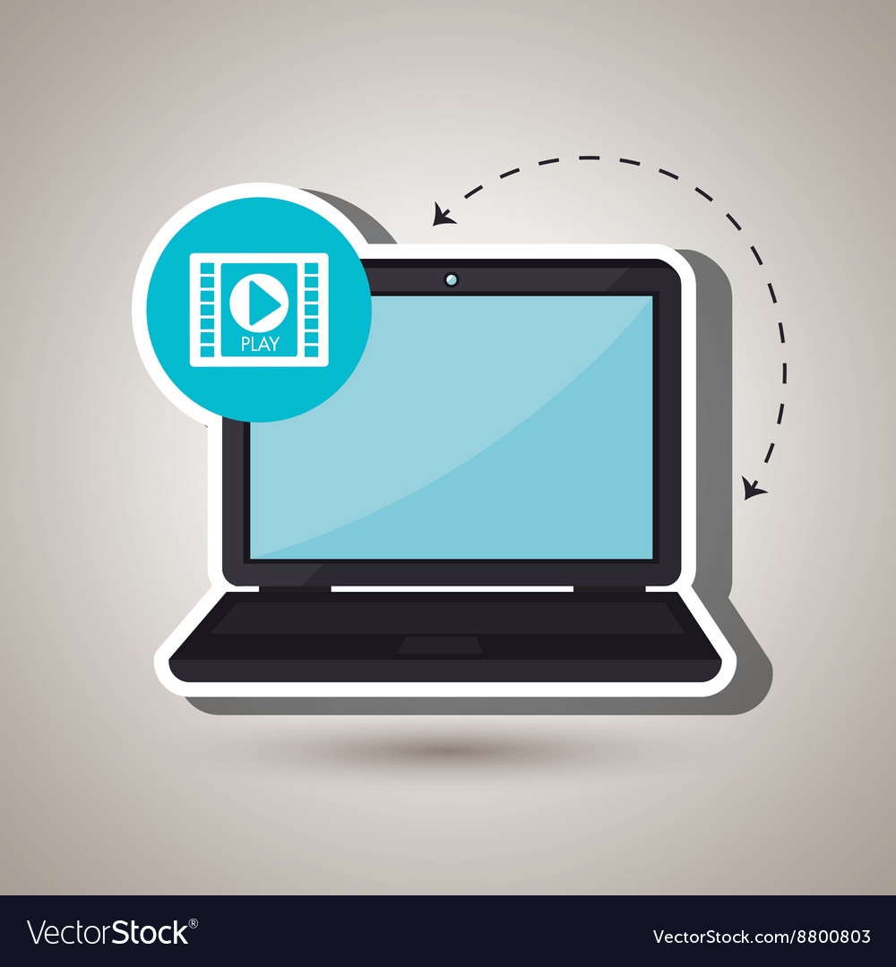 Computer technology design Royalty Free Vector Image