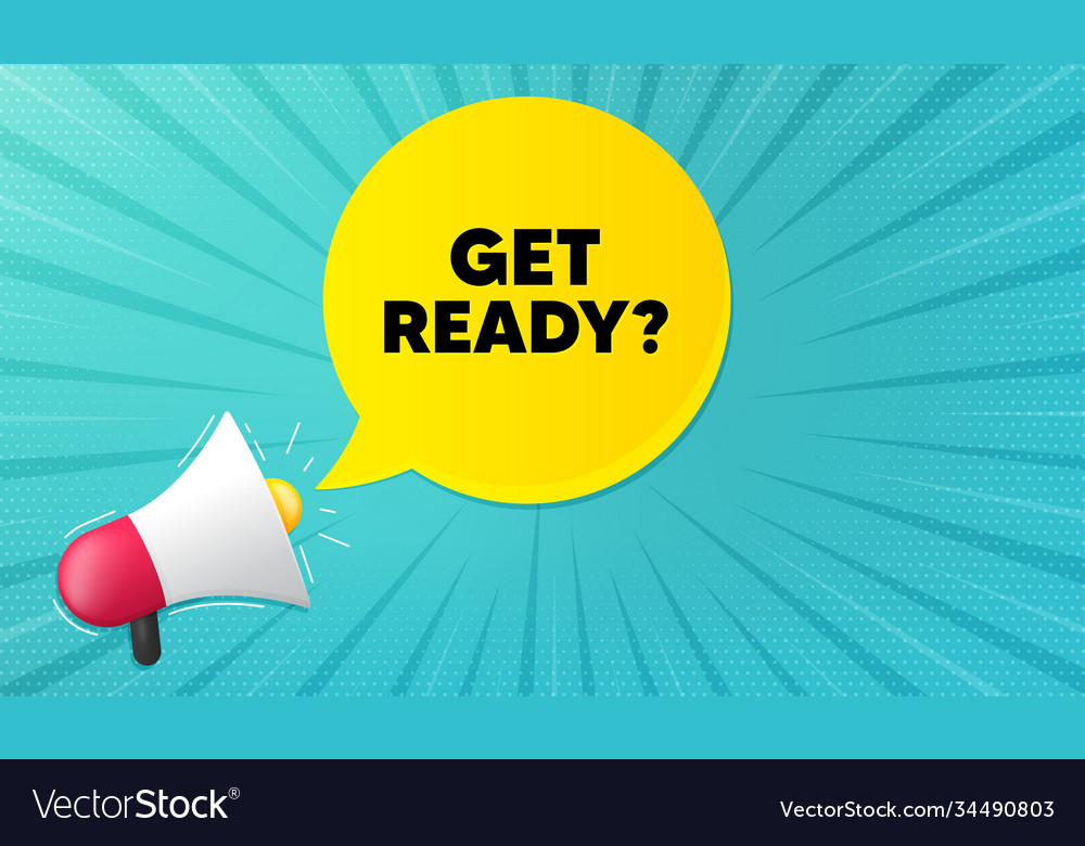 Get ready symbol special offer sign Royalty Free Vector