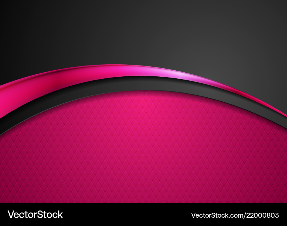 Purple and black abstract background with glossy Vector Image