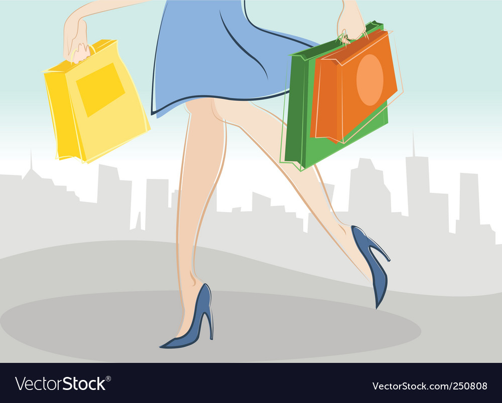 Shopping Royalty Free Vector Image - VectorStock