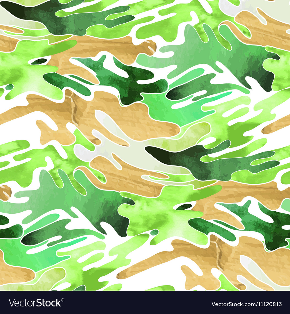 Abstract camouflage pattern Royalty Free Vector Image