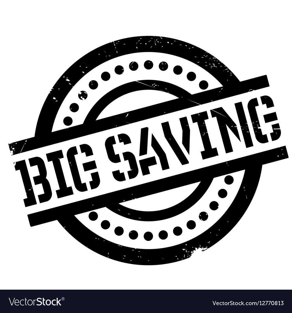 Big Saving rubber stamp Royalty Free Vector Image