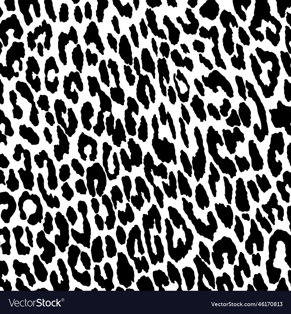 Black leopard cheetah and jaguar print seamless Vector Image Black leopard cheetah and jaguar print seamless Vector Image