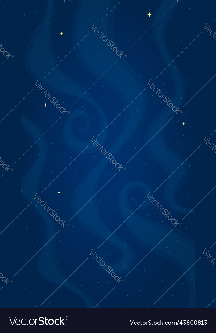 Cartoon outer space background Royalty Free Vector Image