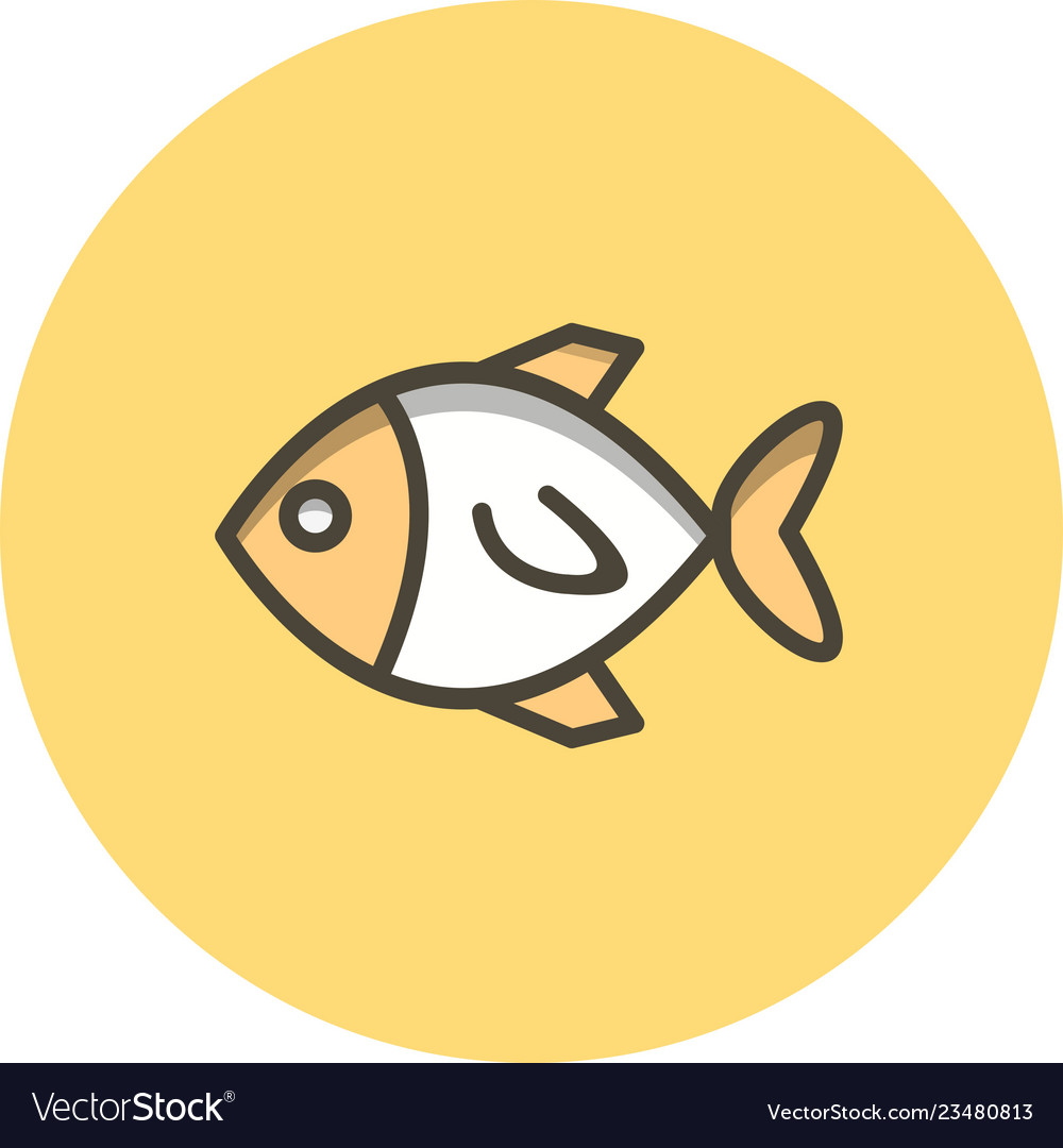 Fish icon Royalty Free Vector Image - VectorStock