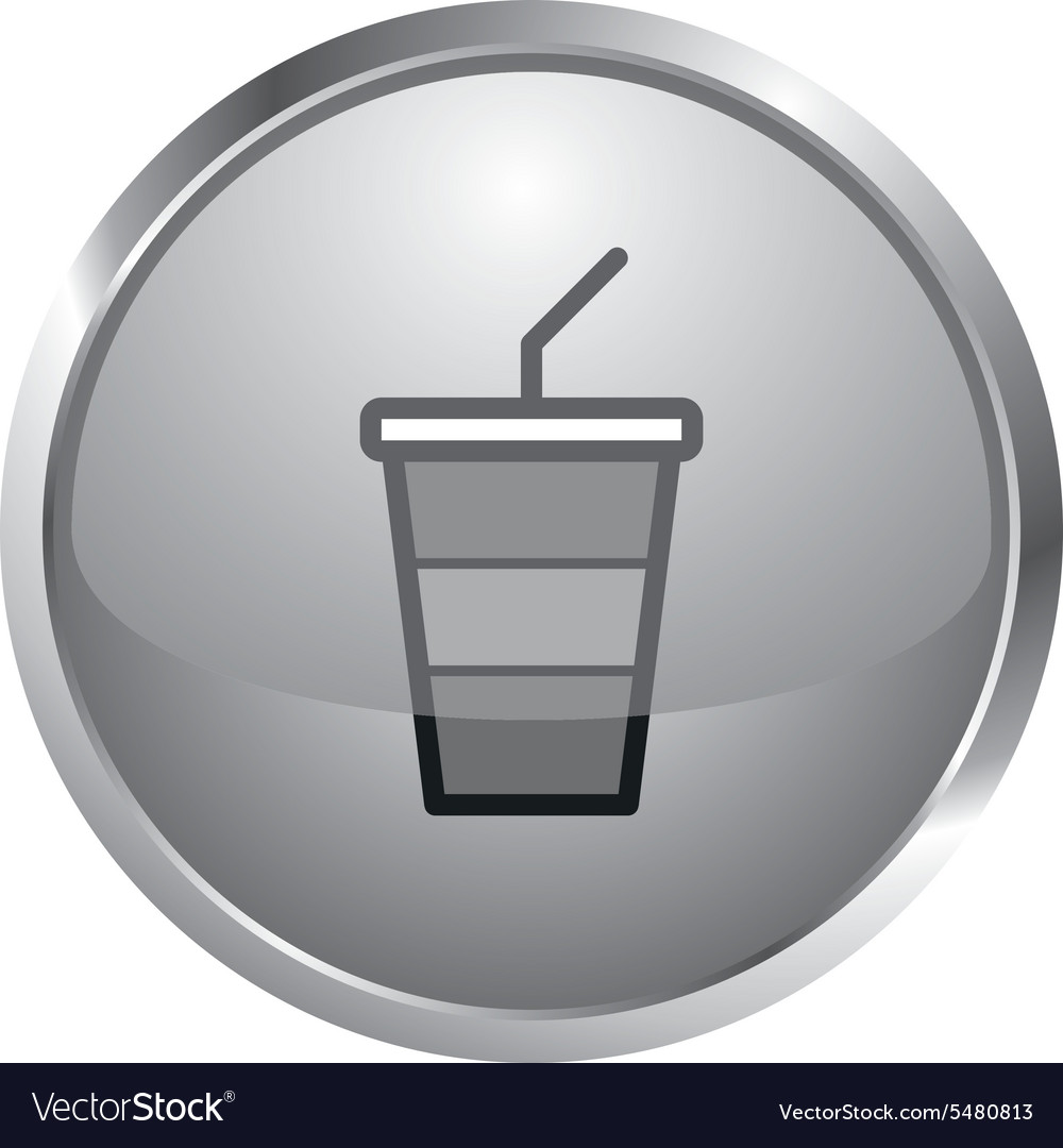 Icon ice drinks Royalty Free Vector Image - VectorStock