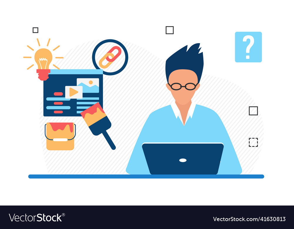 Software web development designer engineer working