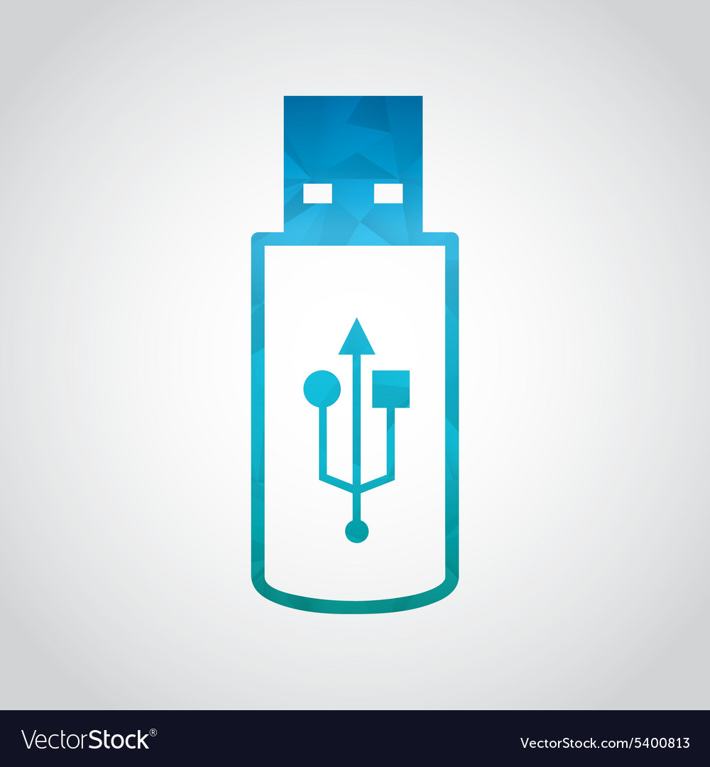 Usb icon Royalty Free Vector Image - VectorStock