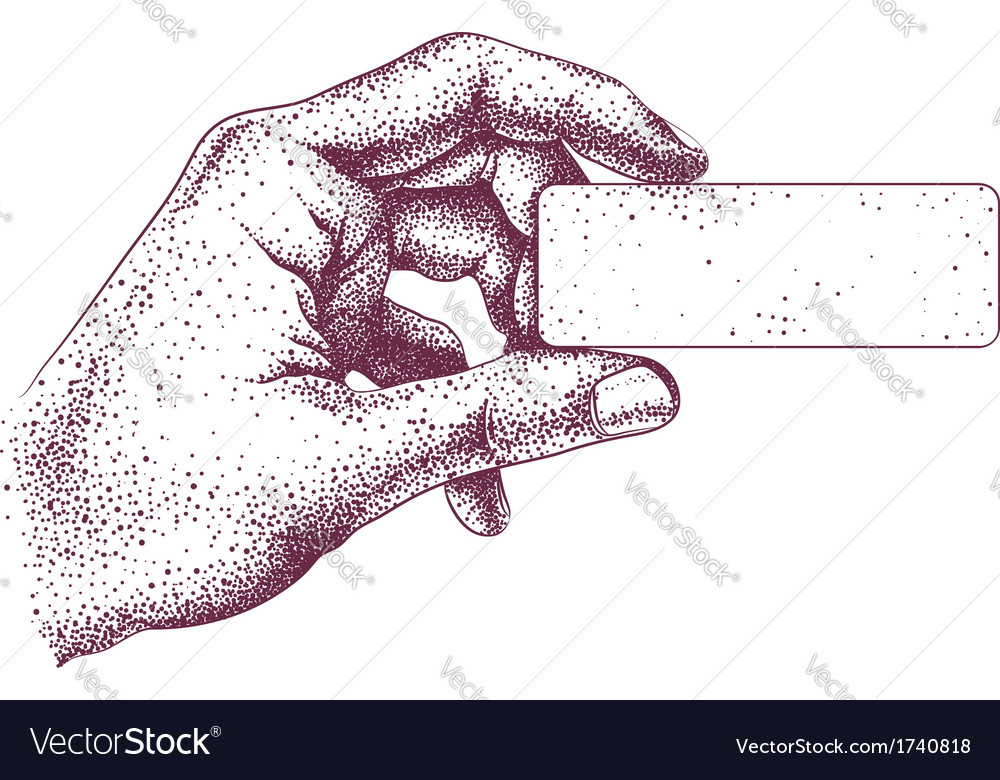 Hand Royalty Free Vector Image - VectorStock