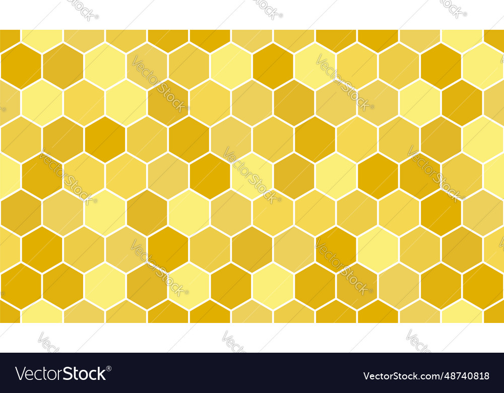 Honeycomb pattern Royalty Free Vector Image - VectorStock