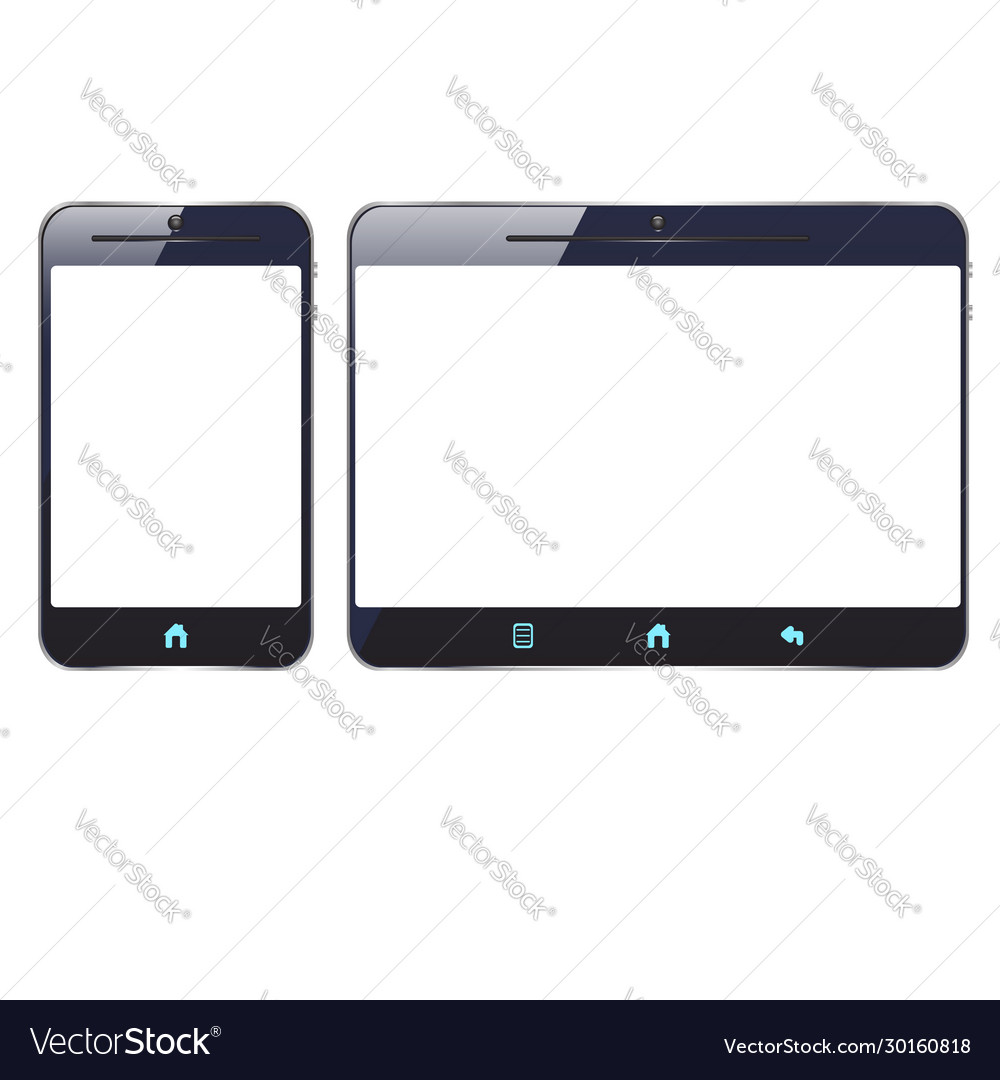 Smart phone and tablet Royalty Free Vector Image