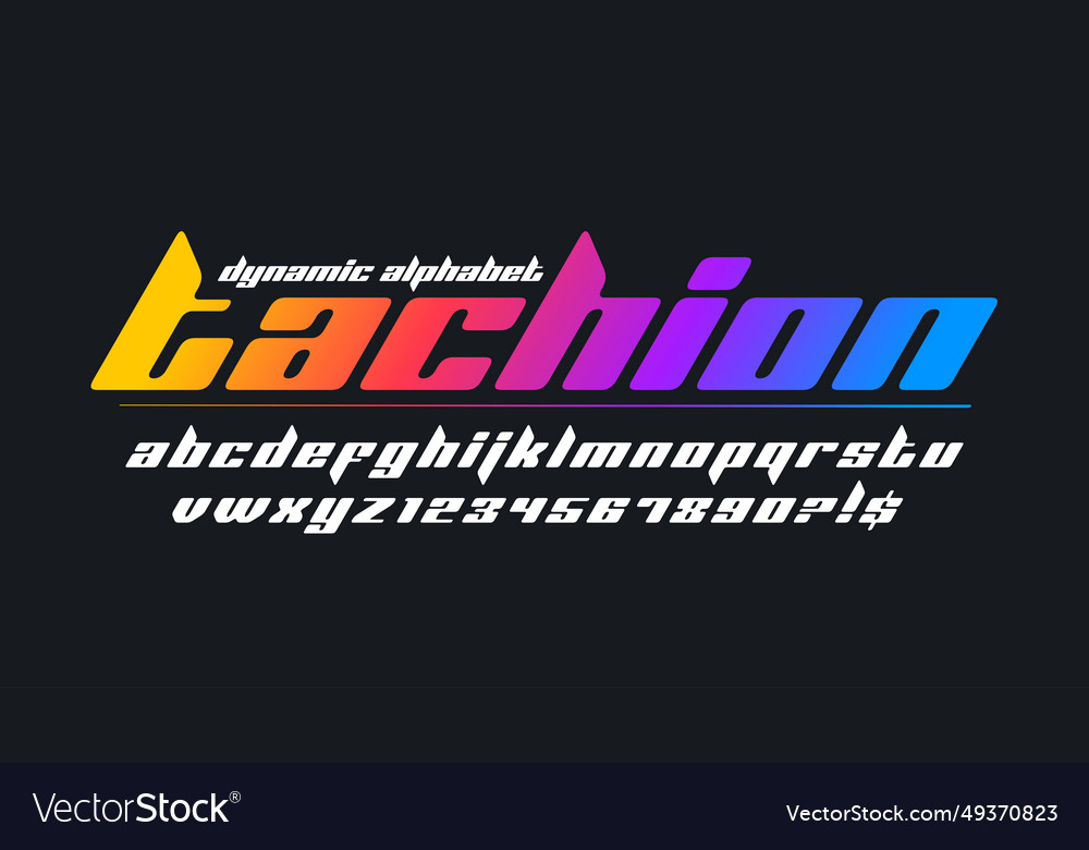 Dynamic lowercase alphabet design speed moving Vector Image Dynamic lowercase alphabet design speed moving Vector Image