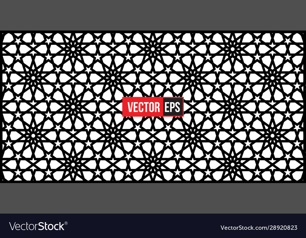 Islamic abstract pattern Royalty Free Vector Image