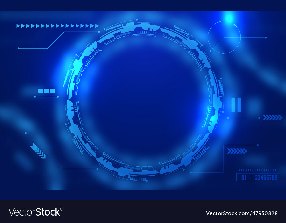 Abstract technology background various technology Vector Image