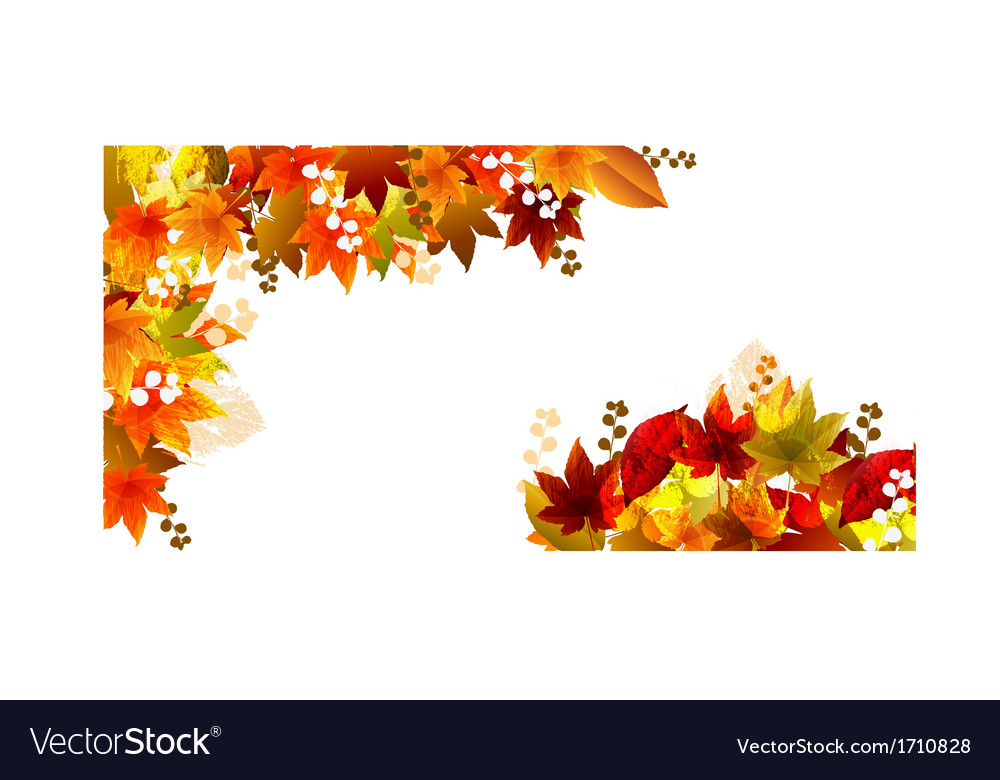 Fall Background Royalty Free Vector Image - VectorStock