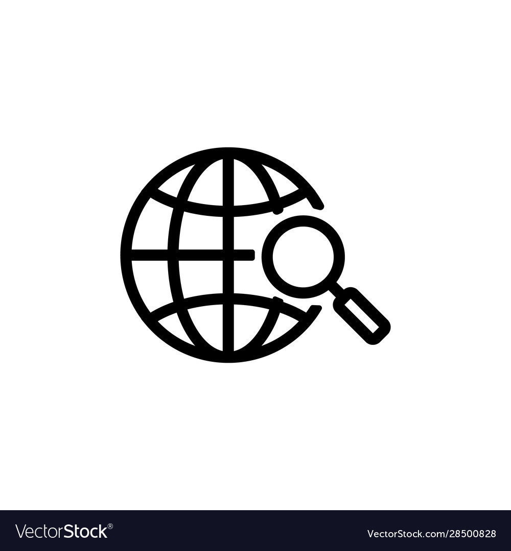 Https protocol isolated contour Royalty Free Vector Image