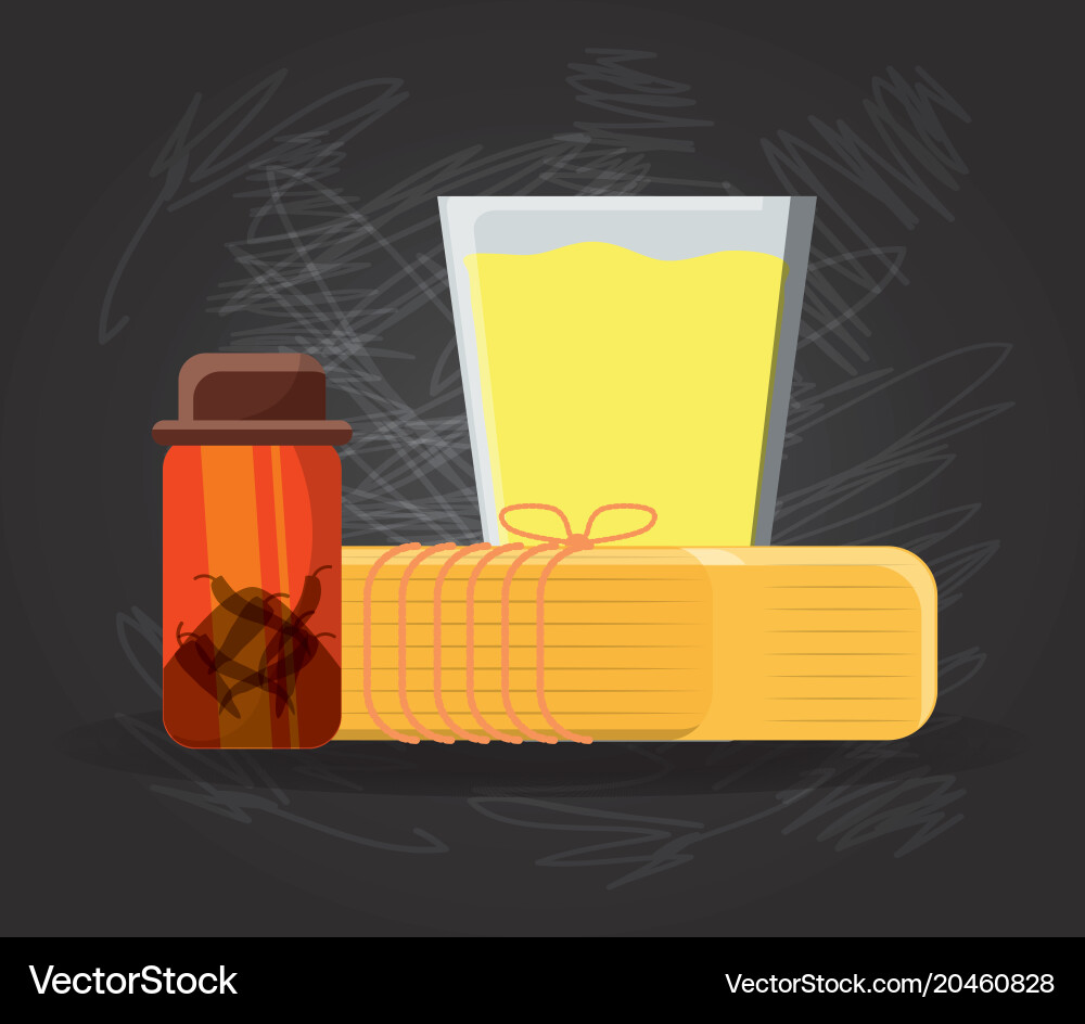 Mexican traditional food design Royalty Free Vector Image