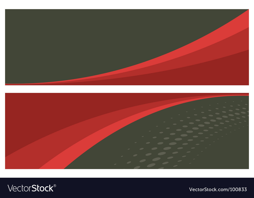 Abstract banners headers Royalty Free Vector Image