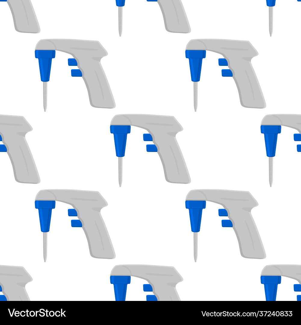Abstract seamless medical pipette dropper Vector Image