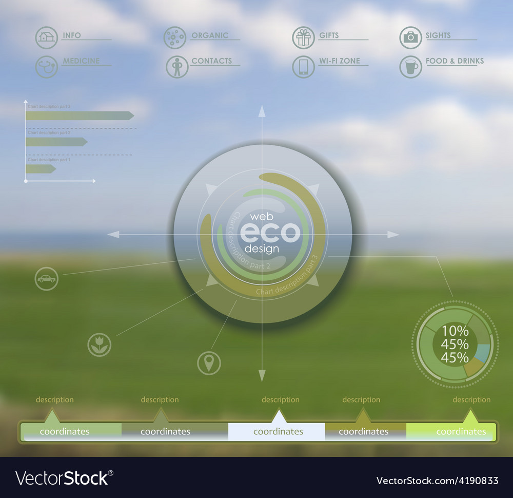 Eco background Royalty Free Vector Image - VectorStock