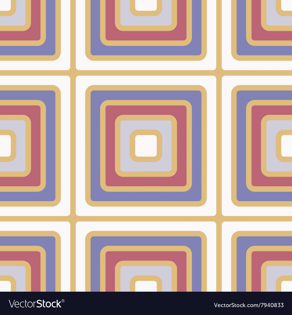 Geometry square seamless pattern Royalty Free Vector Image