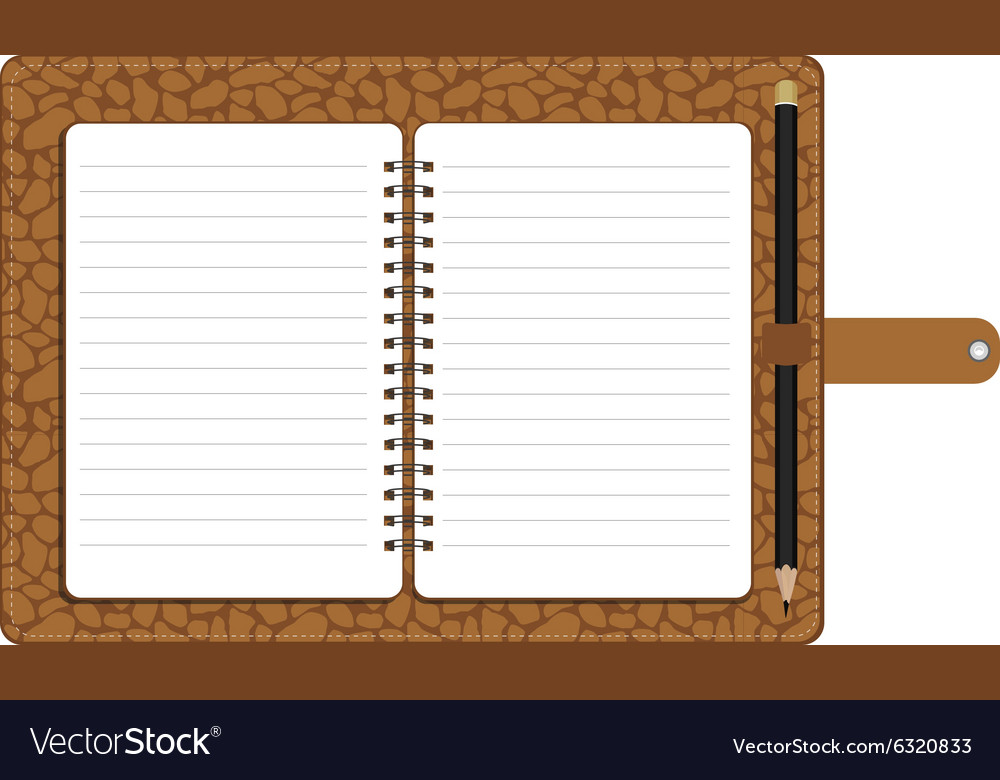 Notebook Royalty Free Vector Image - VectorStock