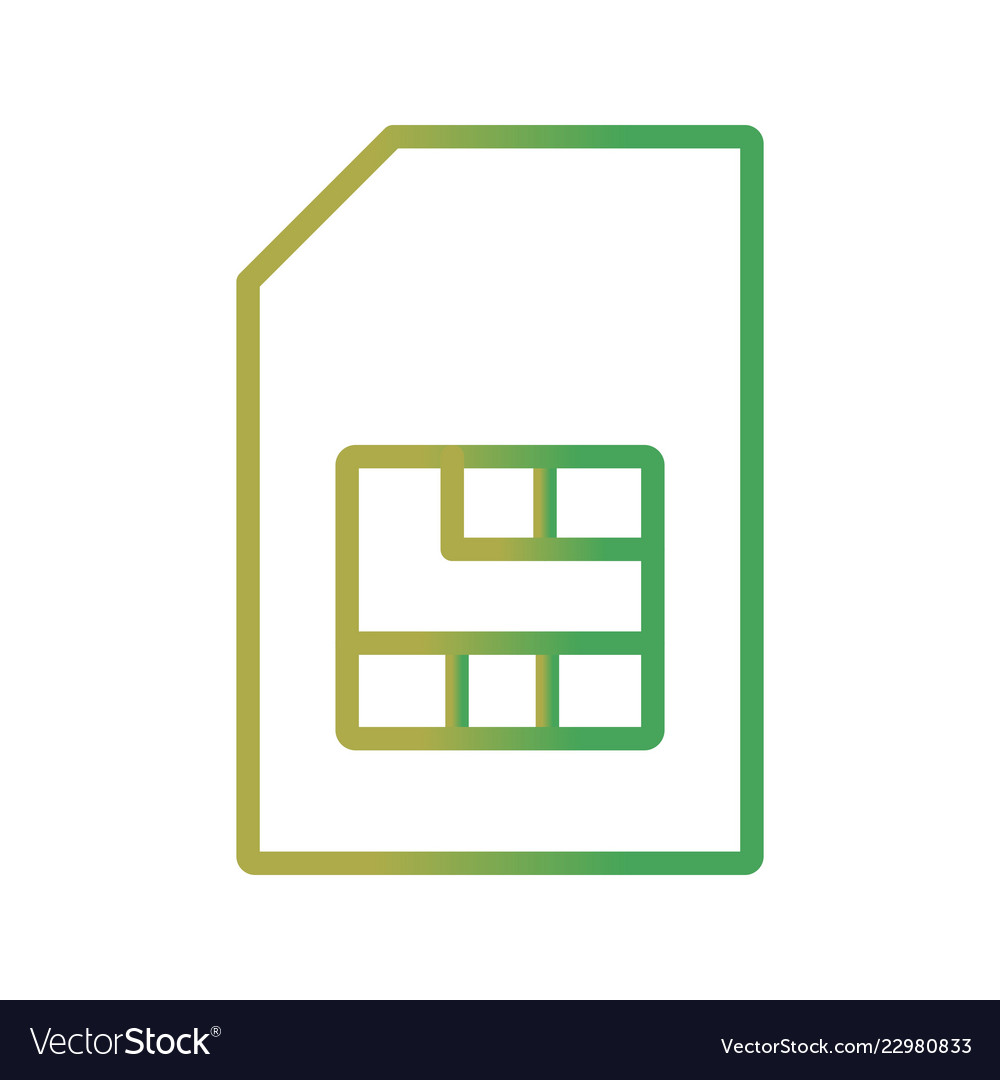 Sim icon Royalty Free Vector Image - VectorStock