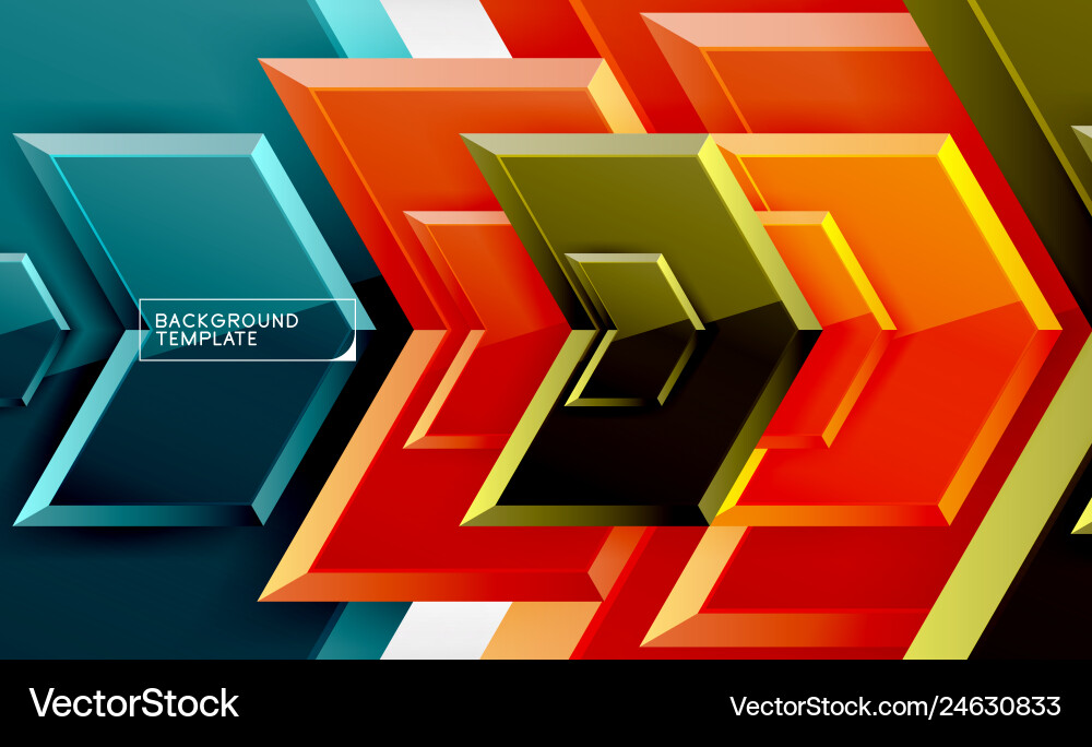 Techno arrow background template design Royalty Free Vector