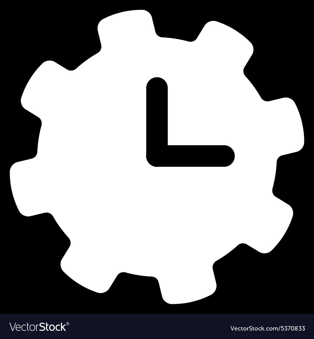 Time settings icon Royalty Free Vector Image - VectorStock